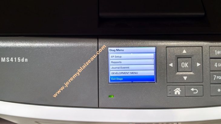 Lexmark : accéder au menu qualité impression - par jérémy