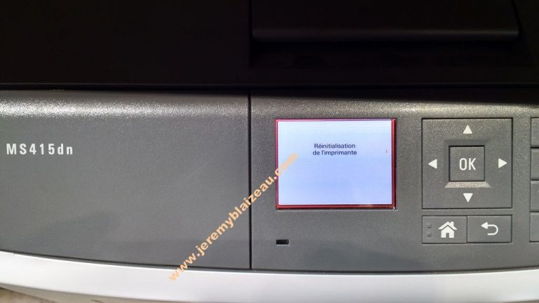 Lexmark : accéder au menu qualité impression - par jérémy